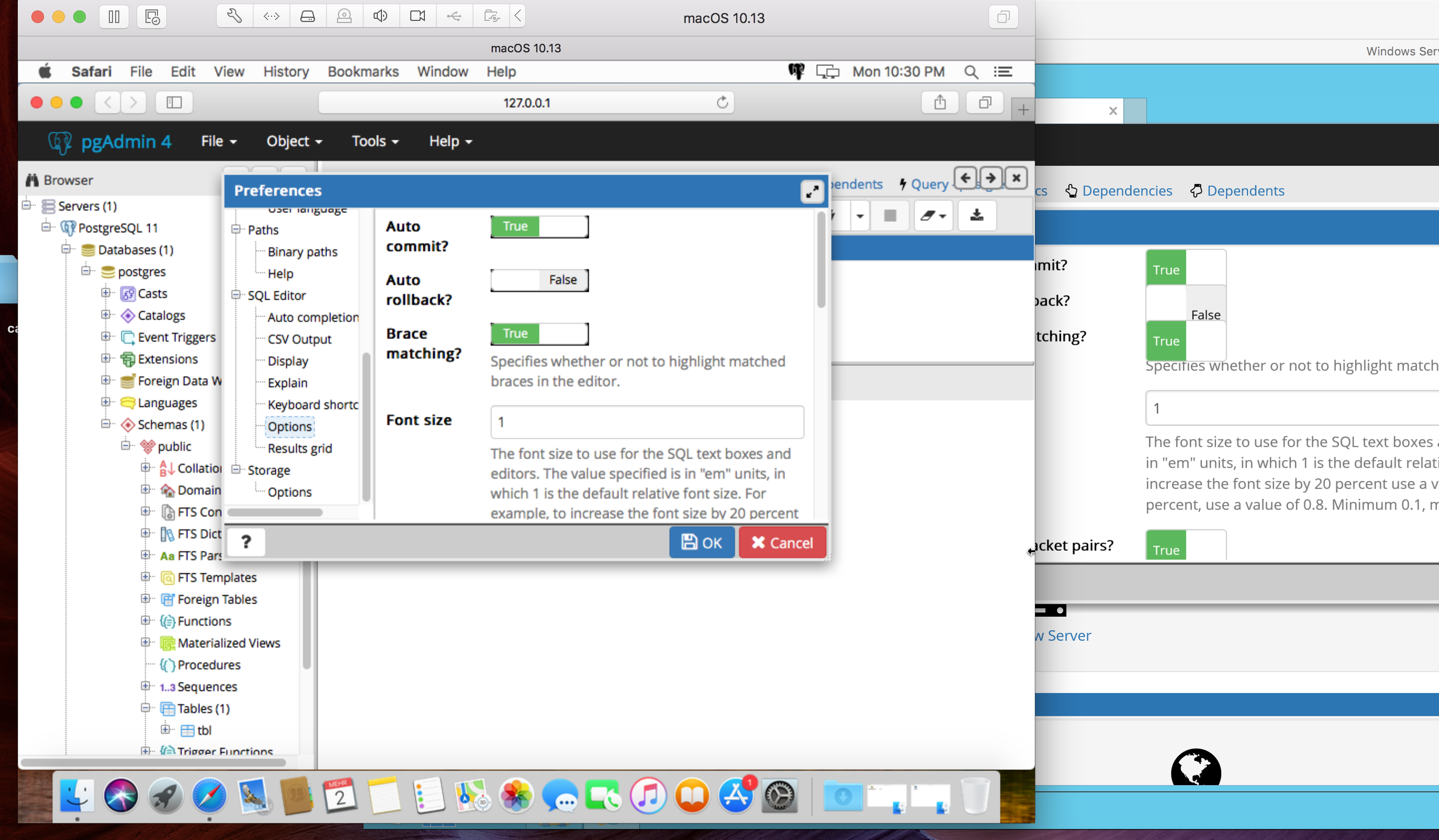 User Can Use Both Auto Commit And Auto Rollback Under Preferences On Same Time And That Is Wrong