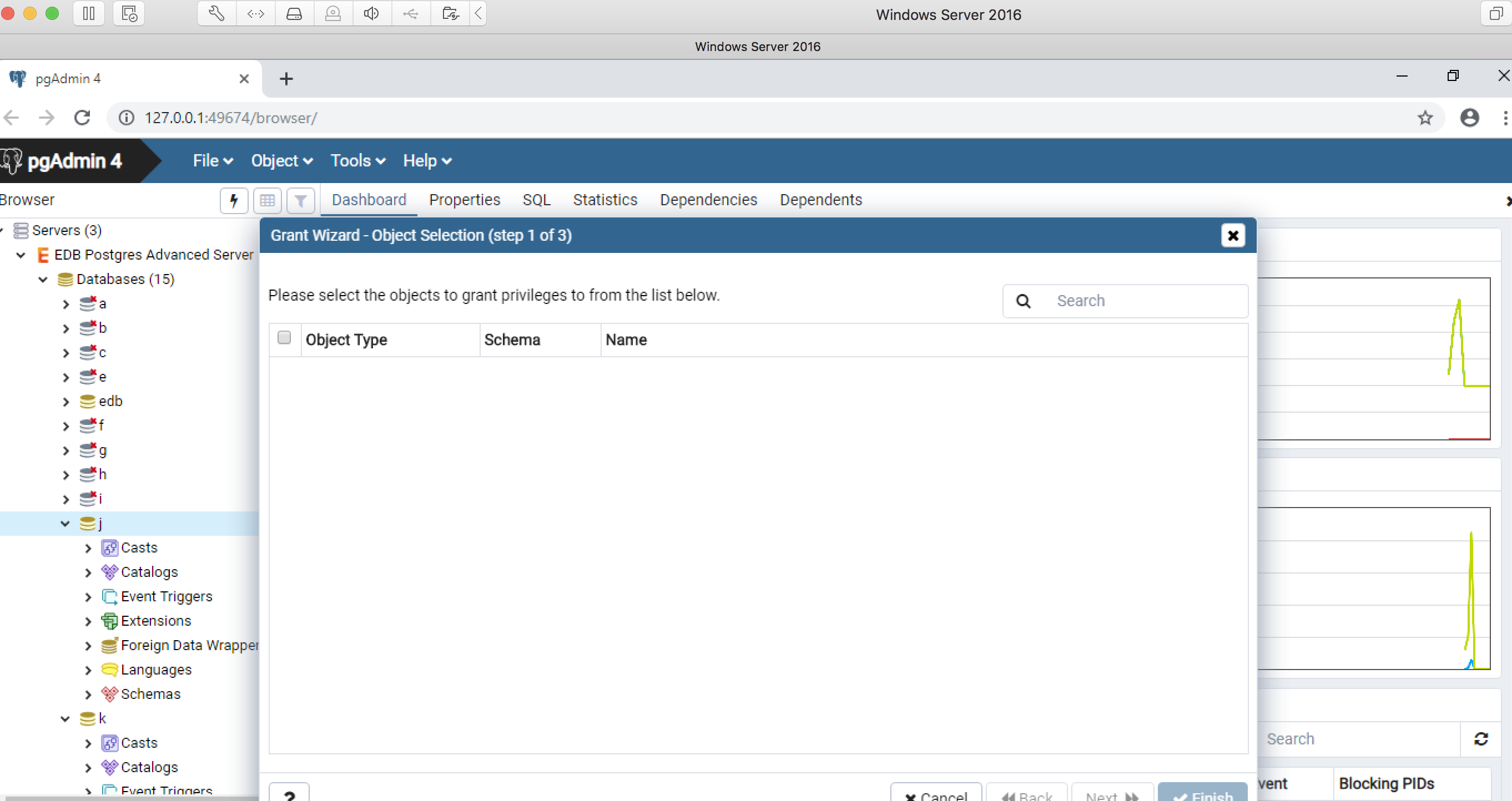 Grant Wizard: Text should be "Please add privileges..." instead of "Please select privileges ...