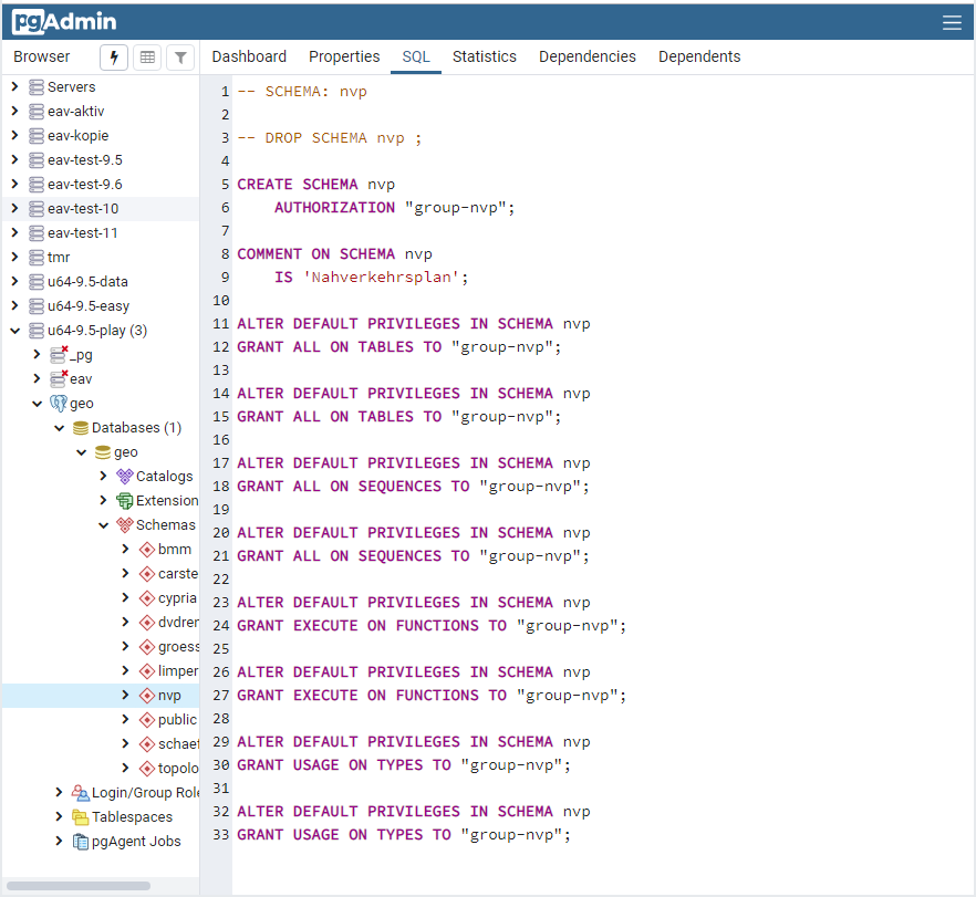 Consider re-opening #4685 : FOR ROLE does not show up in the SQL tab for default privileges (RM ...