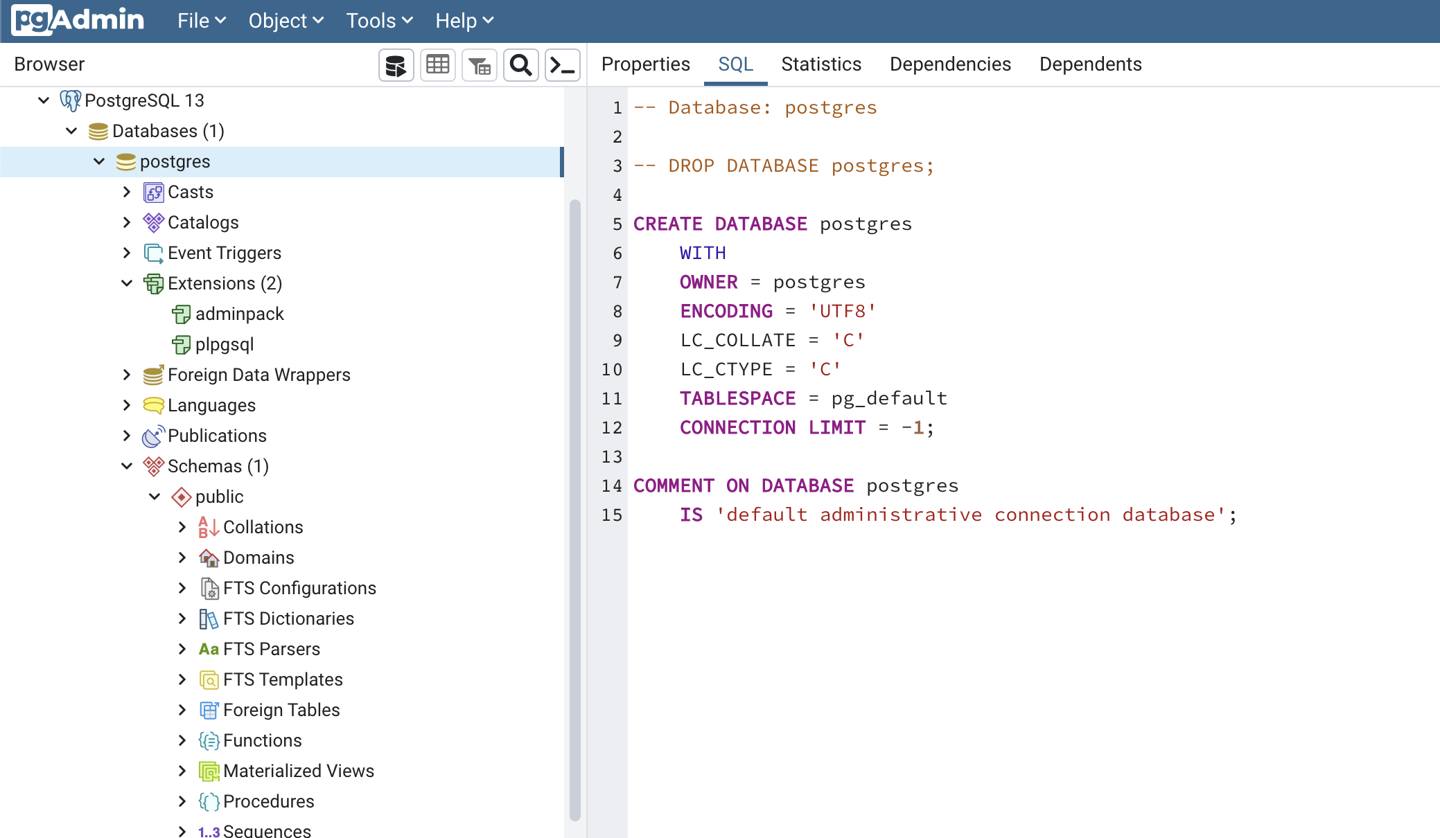 the list of tables is not displayed (RM #6575) · Issue #4423 · pgadmin-org/pgadmin4 · GitHub