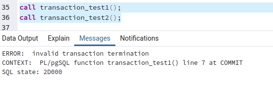 Autocommit for multi call procedure (RM #6758) · Issue #4559 · pgadmin-org/pgadmin4 · GitHub