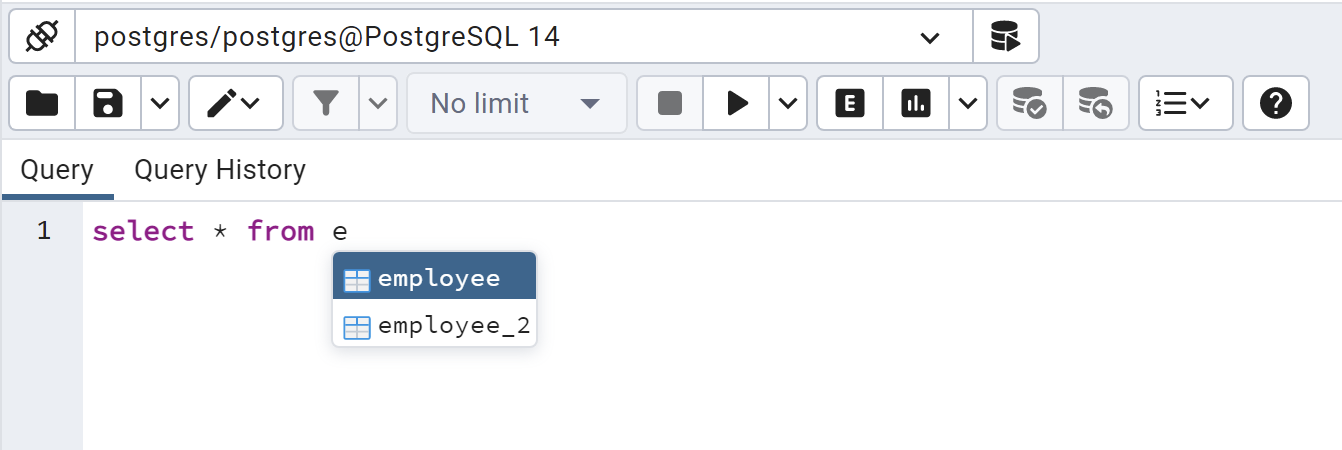 Pgadmin 69 Windows Auto Complete Queries Intellisense Is Not Working By Using Ctrlspace Rm 