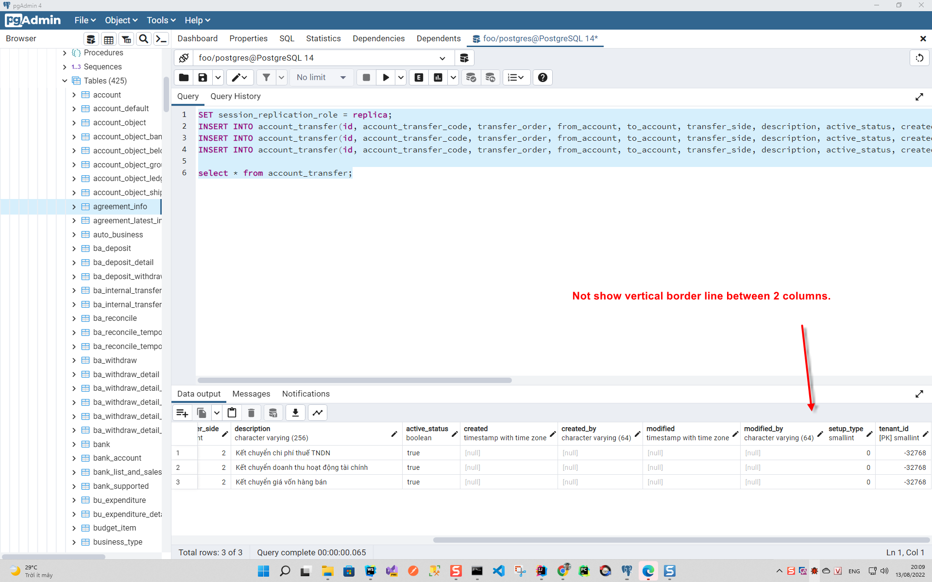 Result Grid Not Show Vertical Line Between 2 Columns Rm 7612 · Issue 5255 · Pgadmin Org 