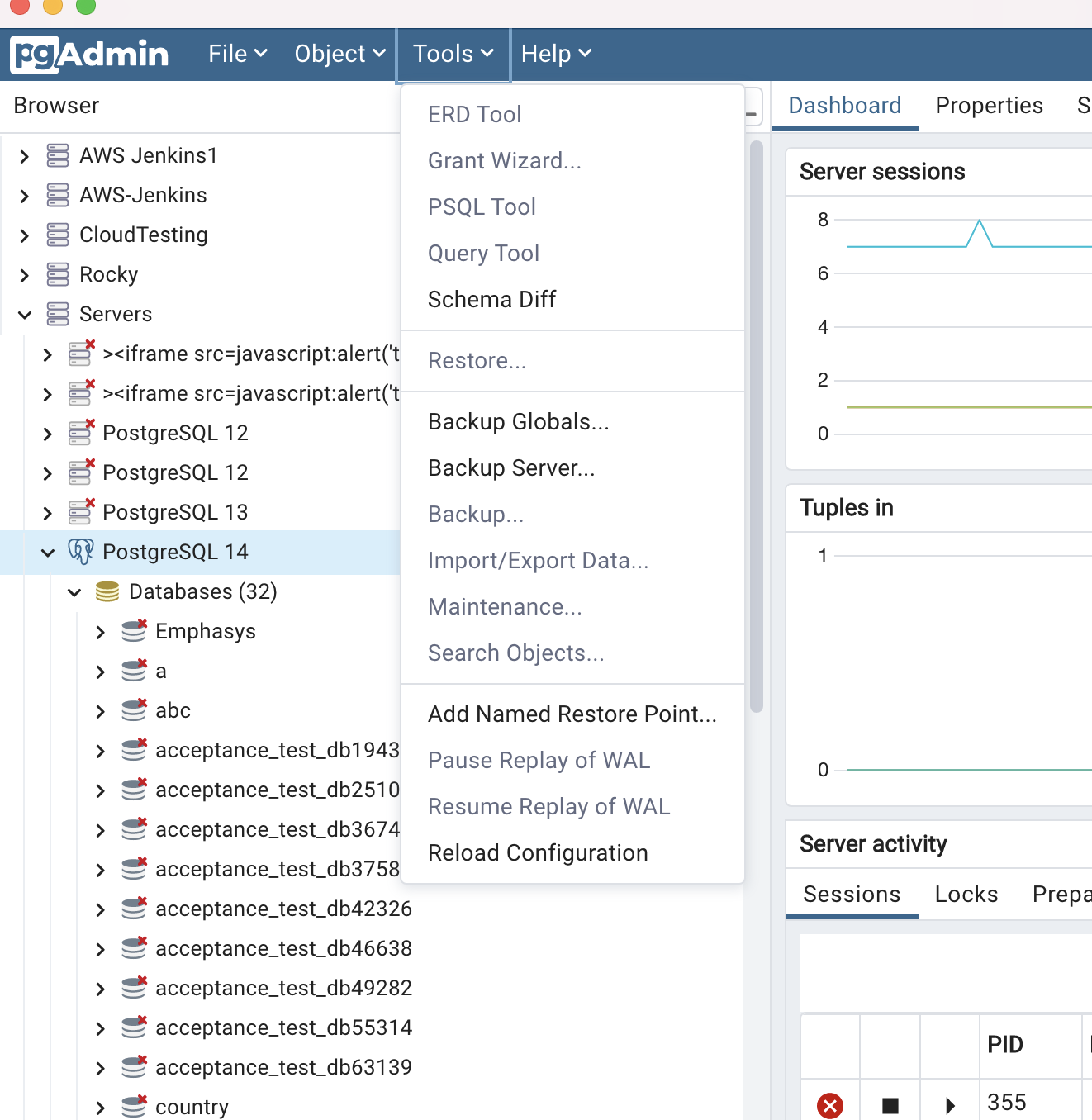 Import Export Server Option Is Missing Rm 7646 · Issue 5284 · Pgadmin Org Pgadmin4 · Github